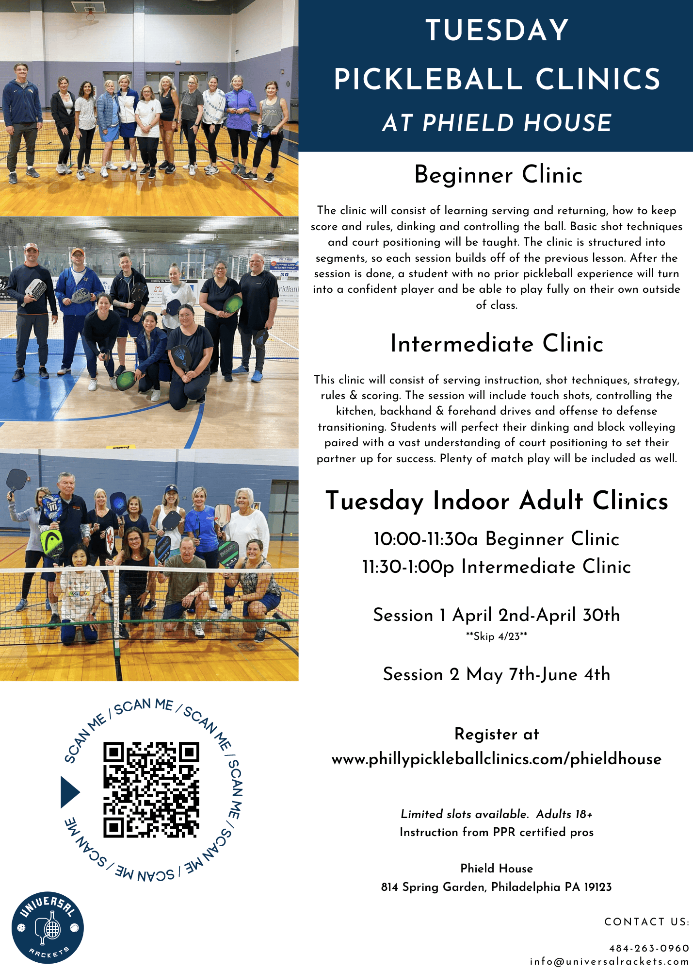Philadelphia Pickleball Clinics
